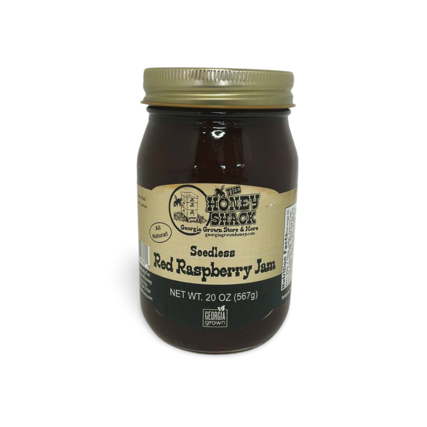 Seedless Red Raspberry Jam – The Honey Shack LLC